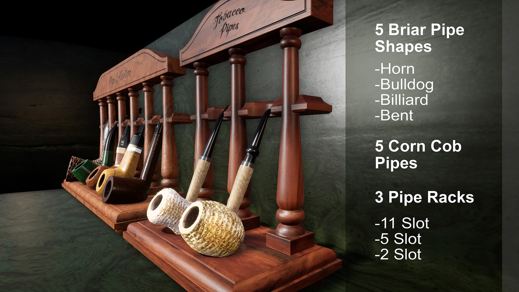 ArtStation - Ultimate Pipe Smoking Set (UE4) | Game Assets