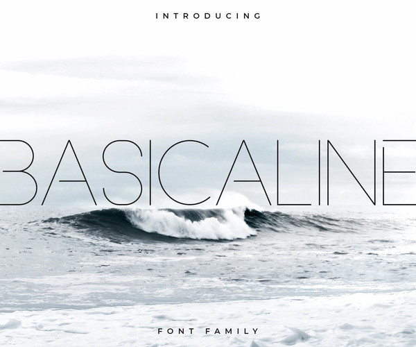 ArtStation - Basicaline Font Family - Sans Serif | Artworks