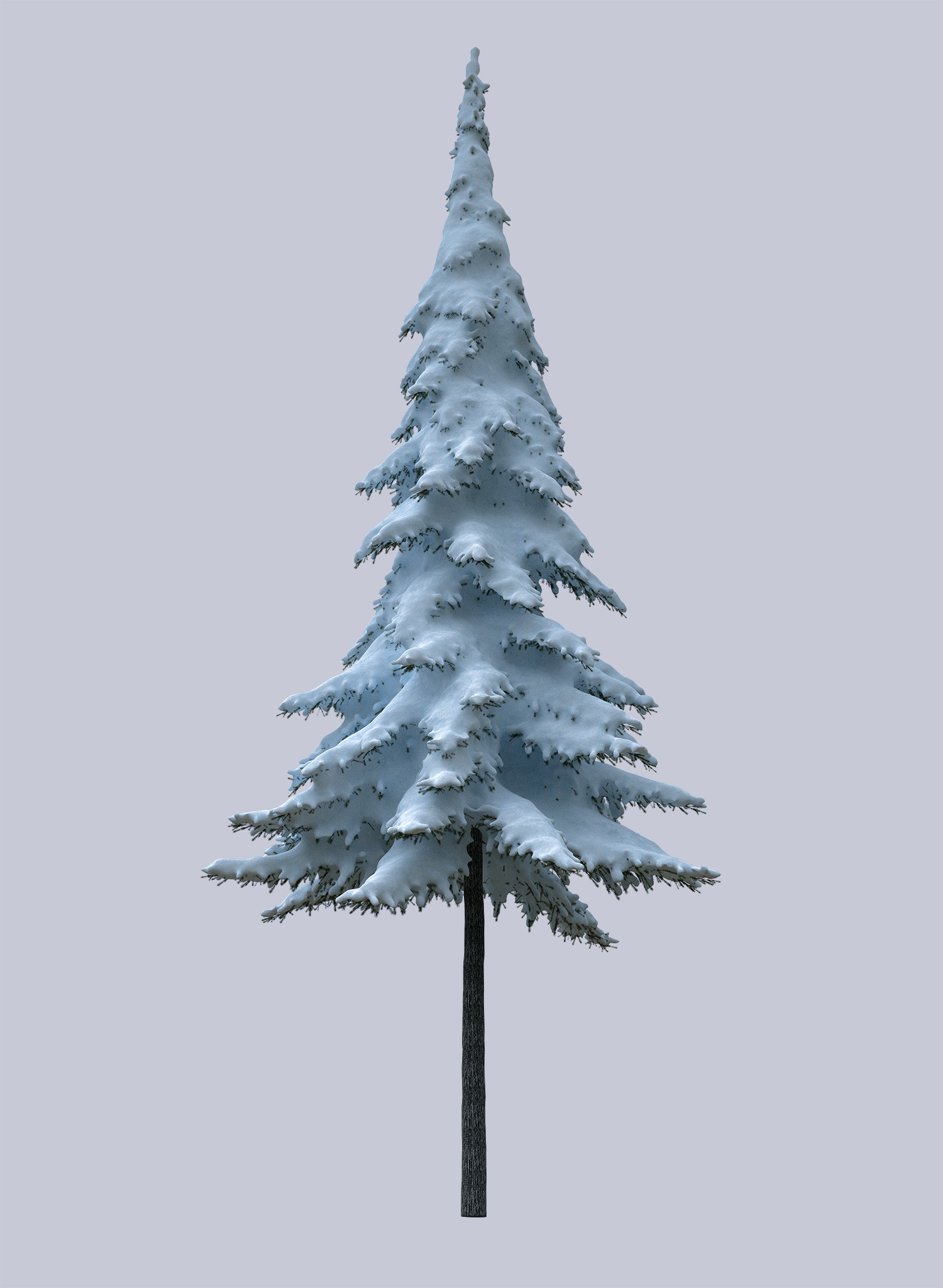 ArtStation - Snow-Covered Trees | Game Assets