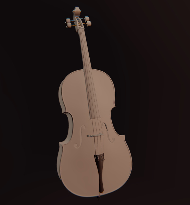 ArtStation - Cello for game development (PBR) | Game Assets