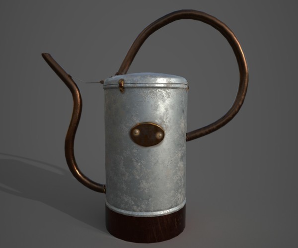 ArtStation - Watering Can PBR textures Real World Scaling Low-poly 3D ...