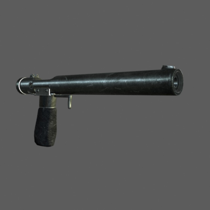 ArtStation - Welrod MK2 pistol | Resources