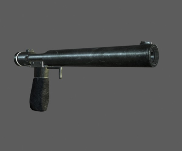 ArtStation - Welrod MK2 pistol | Resources