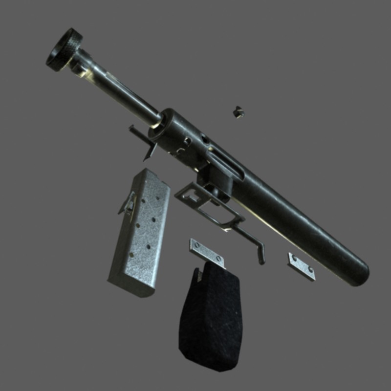 ArtStation - Welrod MK2 pistol | Resources