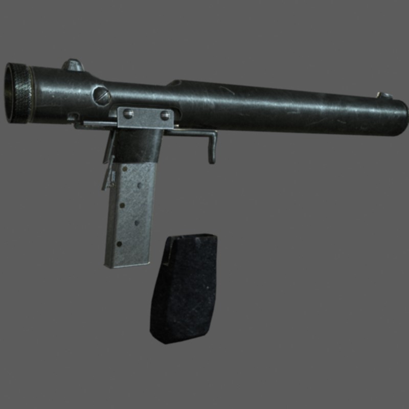 ArtStation - Welrod MK2 pistol | Resources