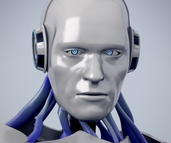 ArtStation - Male Android - 3D model | Resources