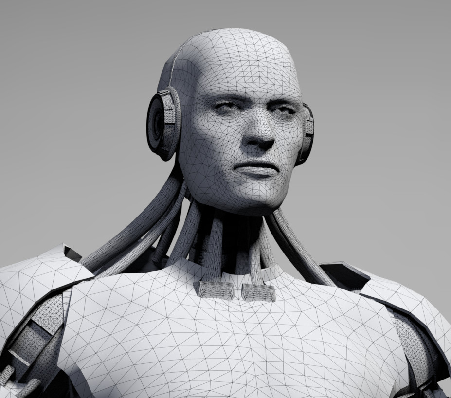 ArtStation - Male Android - 3D model | Resources
