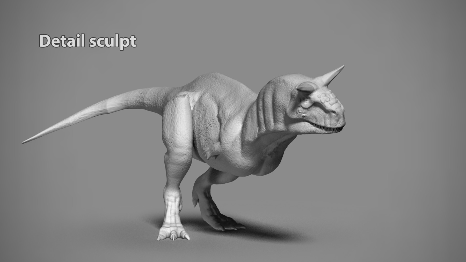 ArtStation - Carnotaurus dinosaur - 3D model | Resources