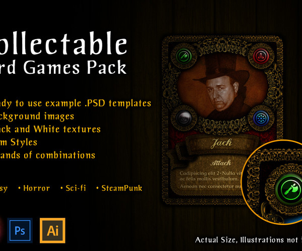 ArtStation - 20 Collectable Card Game Templates | Game Assets