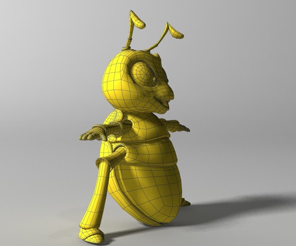 ArtStation - Cartoon Firefly 3D model RIGGED | Resources