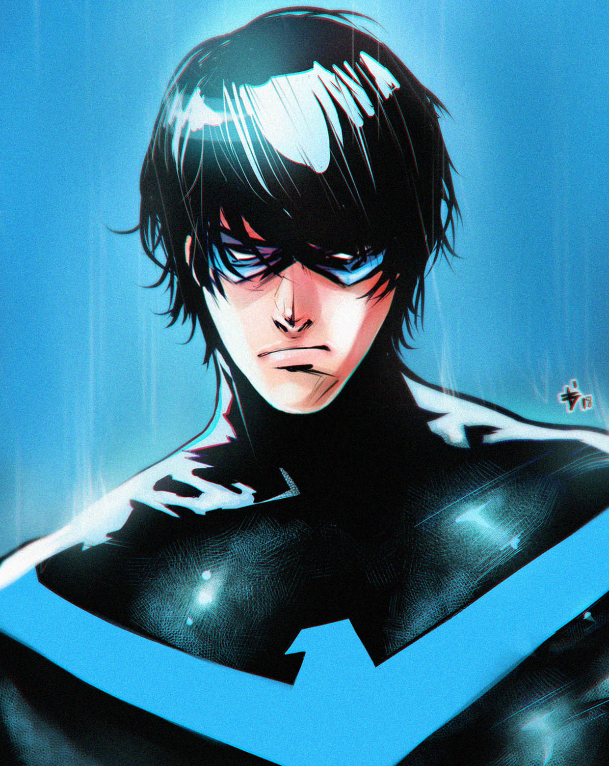ArtStation - Nightwing Portrait | Artworks