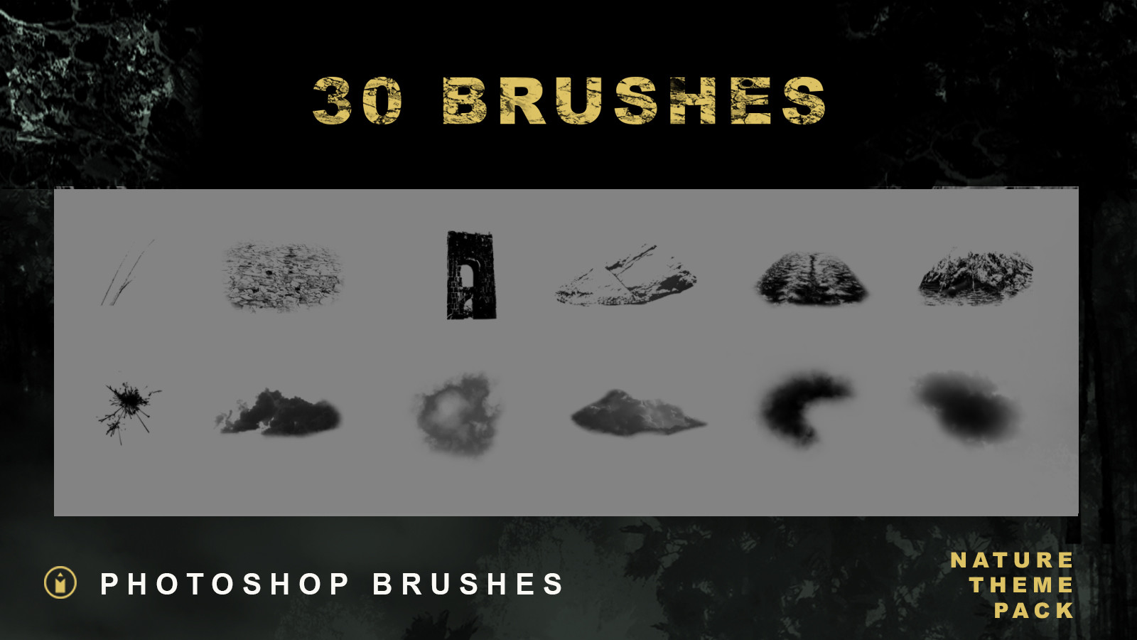 ArtStation - NATURE THEME PACK | Brushes