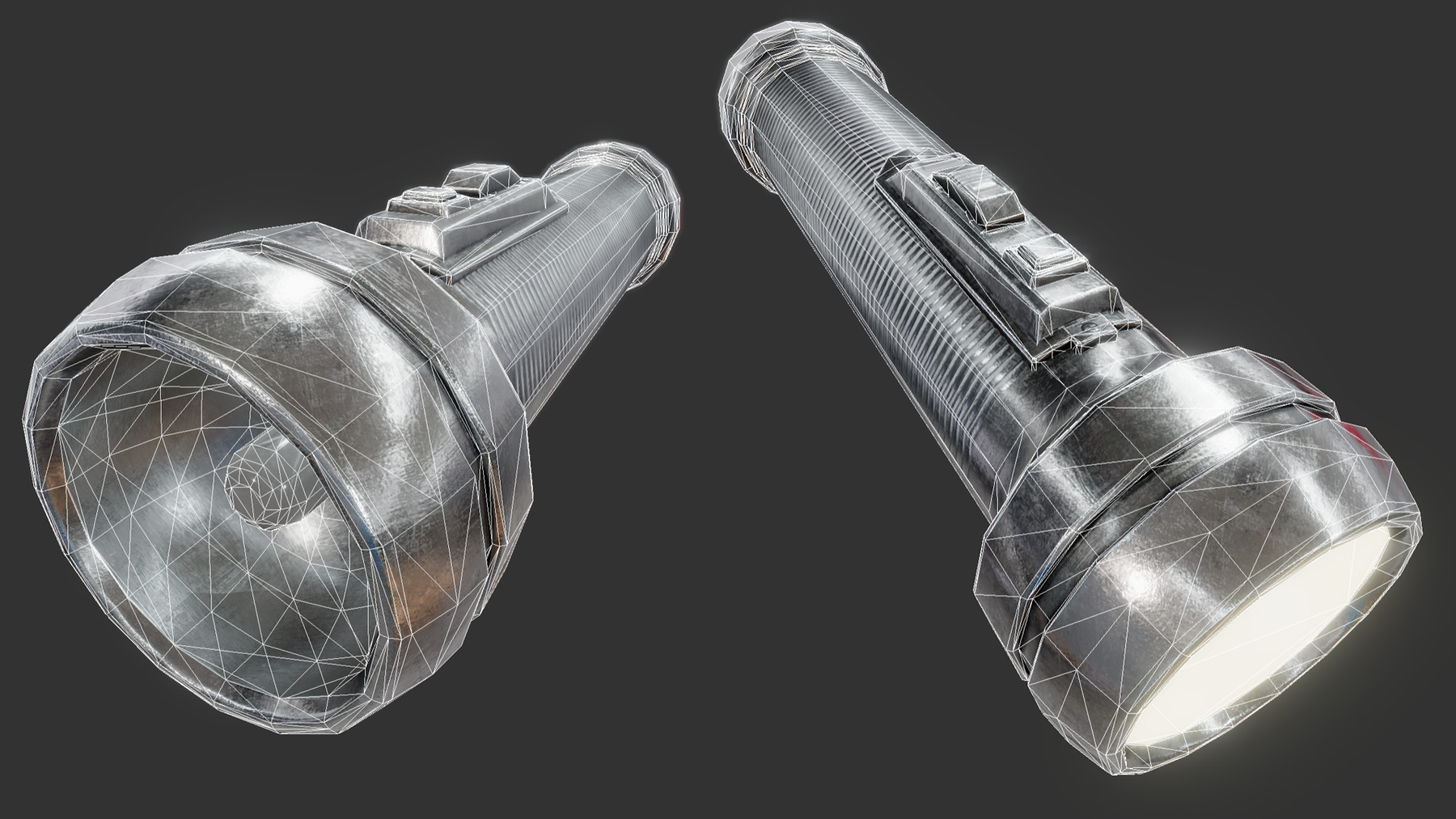 ArtStation - Retro Flashlight PBR | Game Assets