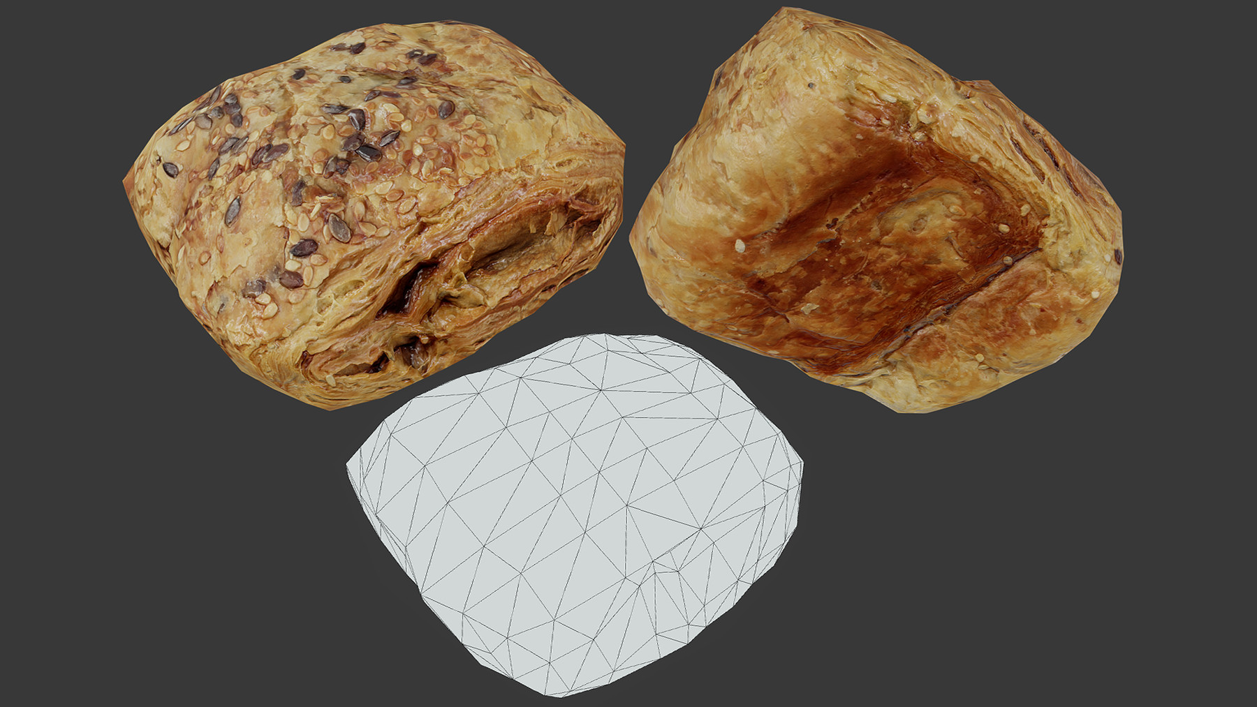 ArtStation - Pastry 01 - Low Poly - Photogrammetry | Game Assets