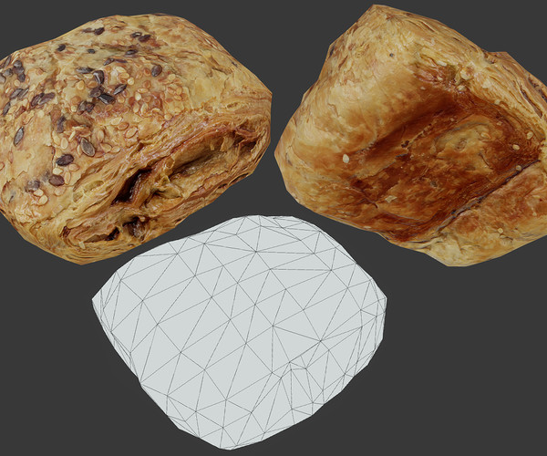 ArtStation - Pastry 01 - Low Poly - Photogrammetry | Game Assets