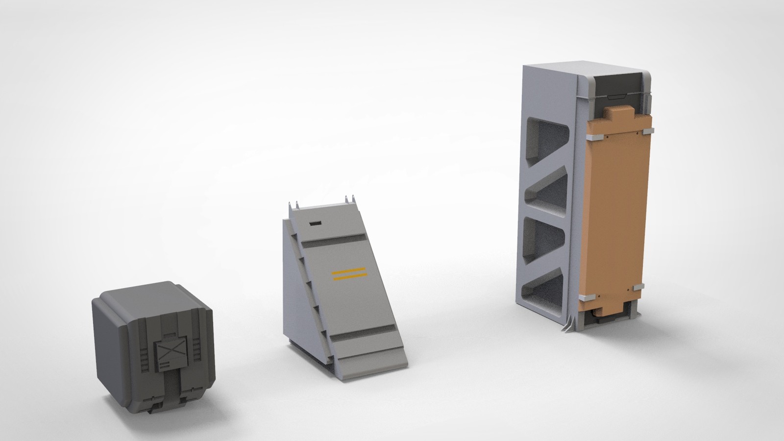 ArtStation - Sci-Fi Elements collection 2 Kitbash | Resources