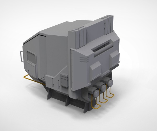 ArtStation - Sci-Fi Elements collection 2 Kitbash | Resources