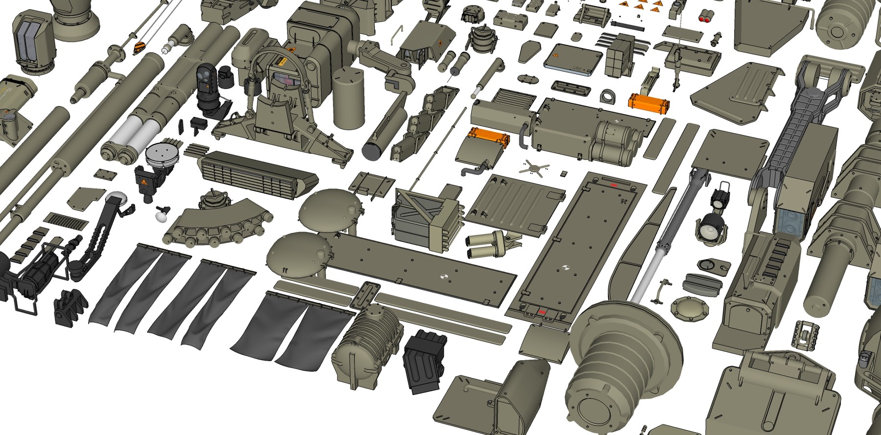 ArtStation - Mechanics collection 1 Kitbash | Resources