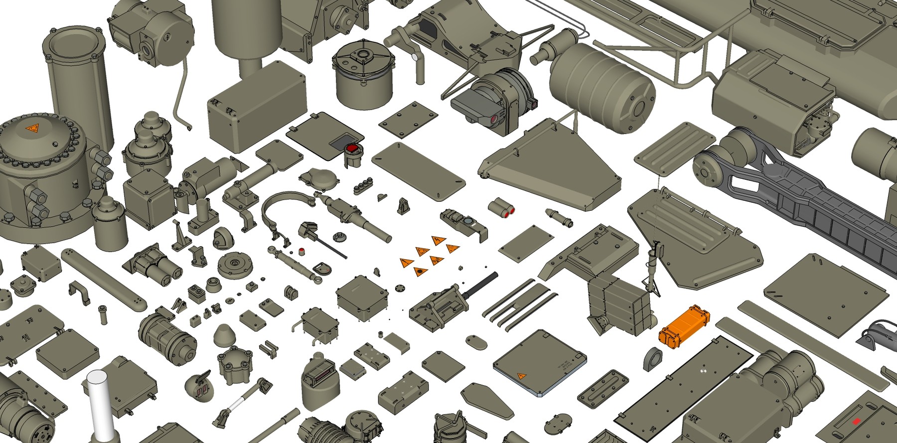 ArtStation - Mechanics collection 1 Kitbash | Resources