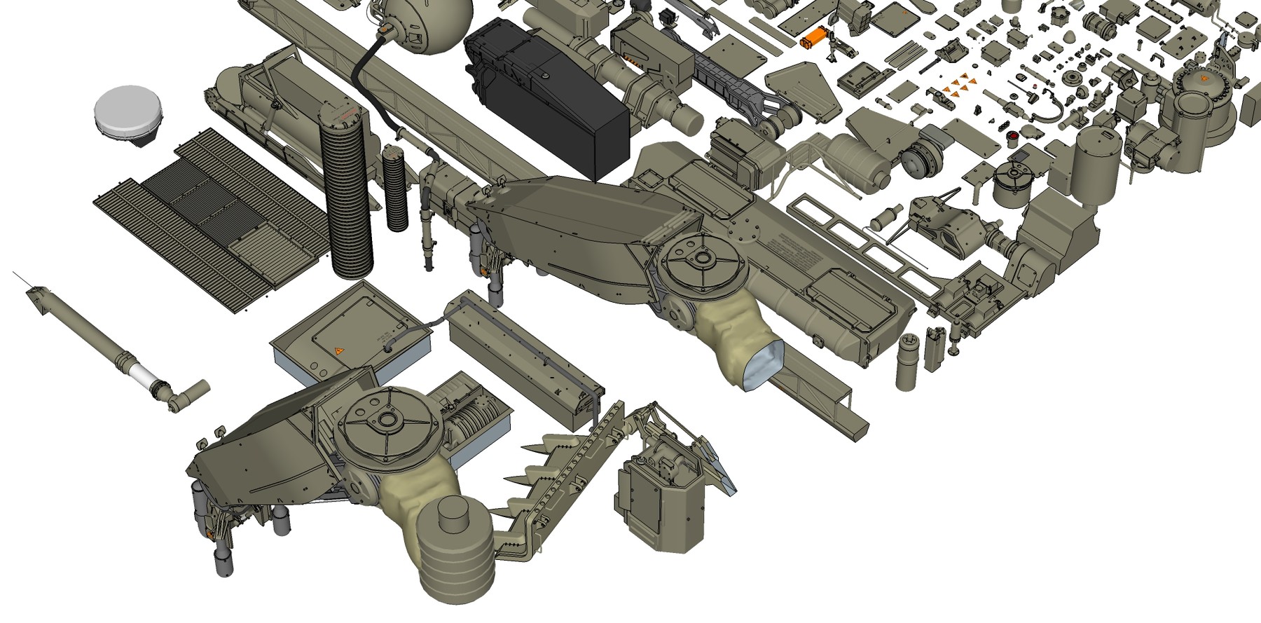 ArtStation - Mechanics collection 1 Kitbash | Resources