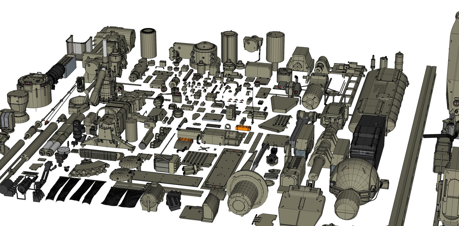 ArtStation - Mechanics collection 1 Kitbash | Resources