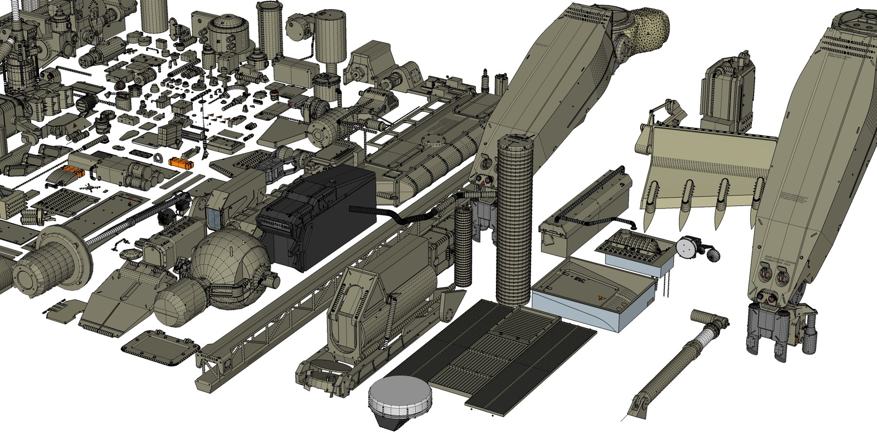 ArtStation - Mechanics collection 1 Kitbash | Resources