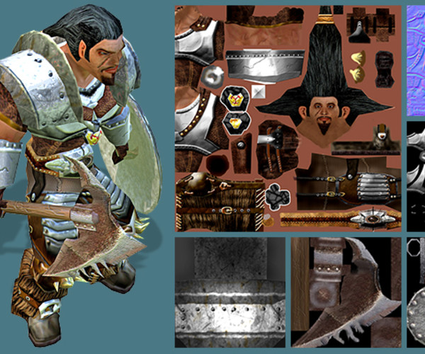 ArtStation - Warrior | Game Assets