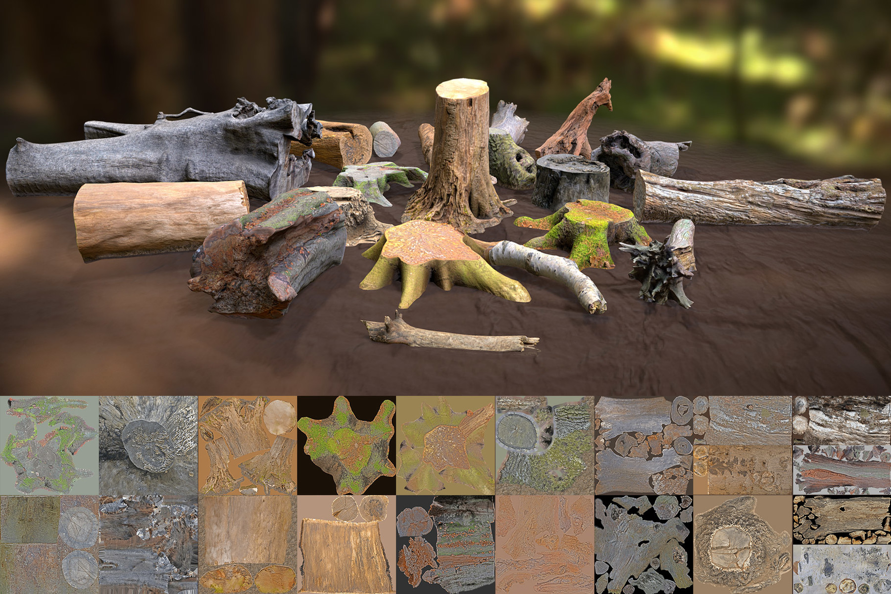 ArtStation - Forest Elements | Game Assets