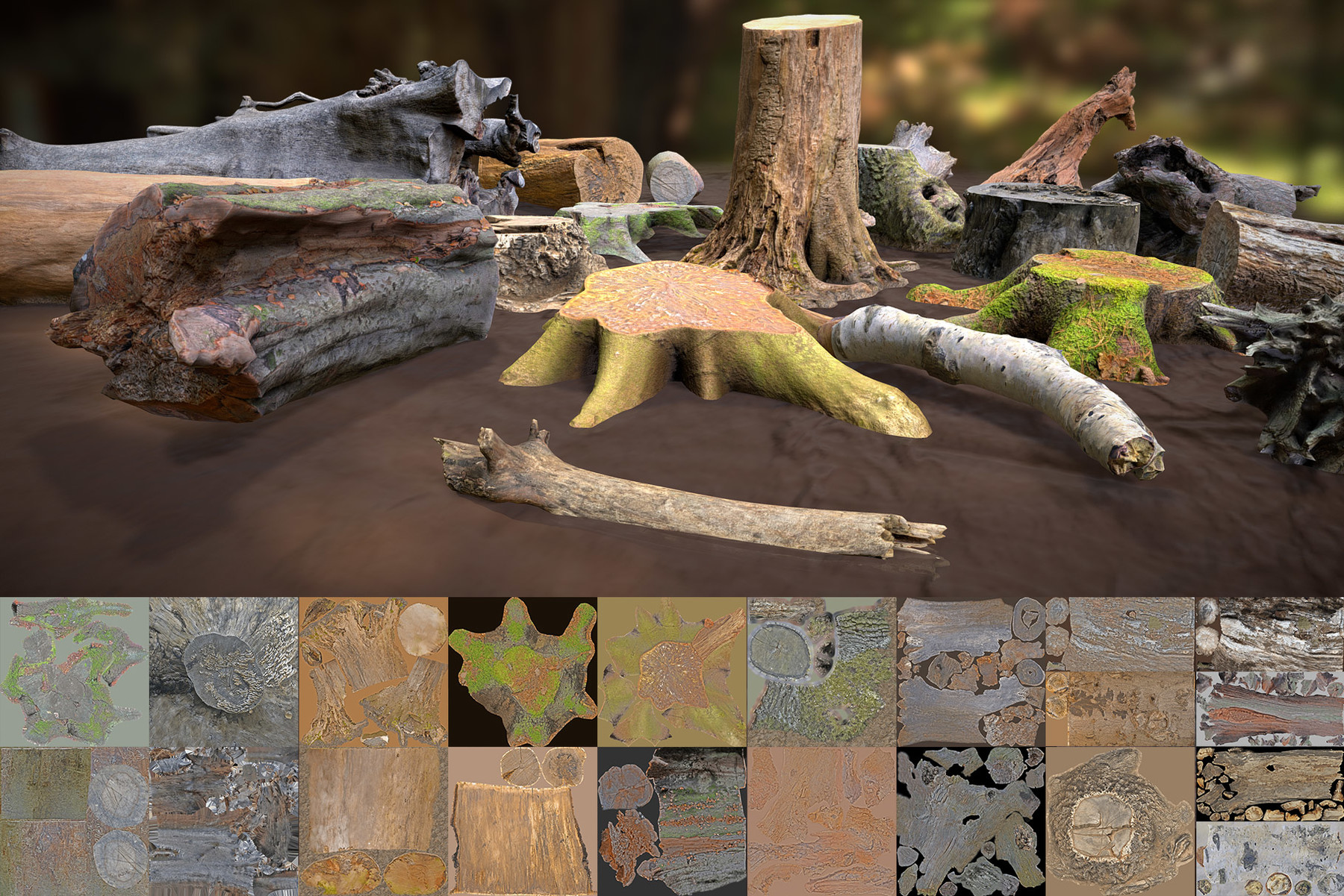 ArtStation - Forest Elements | Game Assets