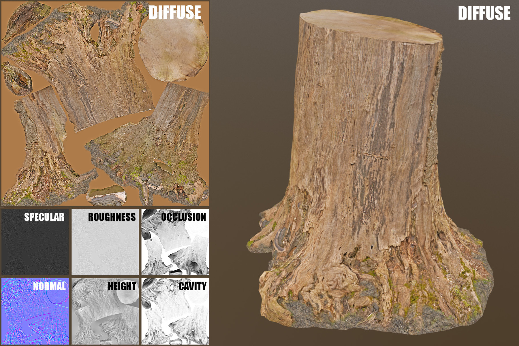 ArtStation - Stump | Game Assets