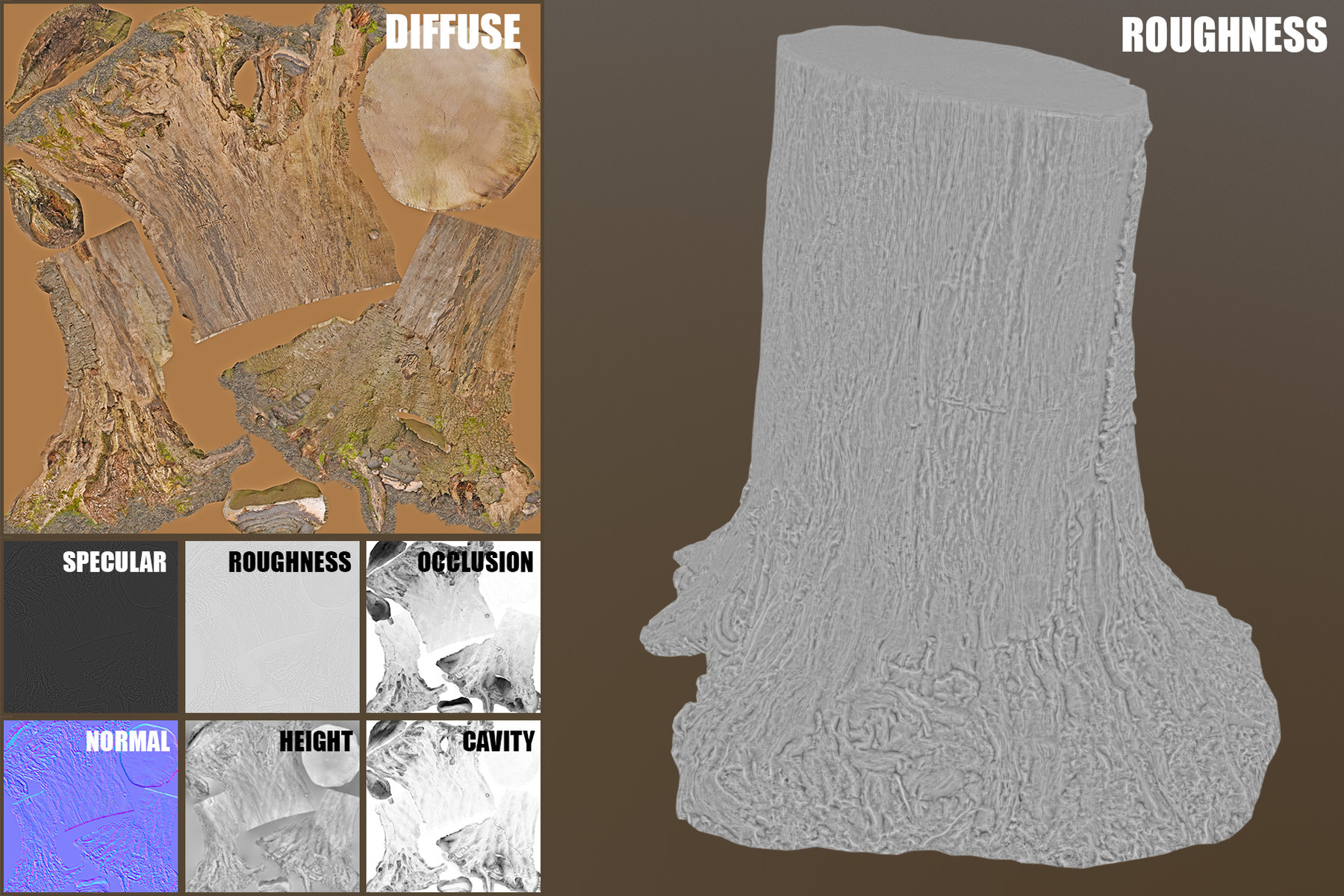 ArtStation - Stump | Game Assets