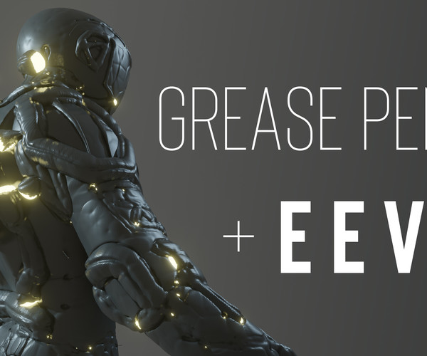 ArtStation - Blender 2.8: Turn your 2D drawing into a 3D model using ...