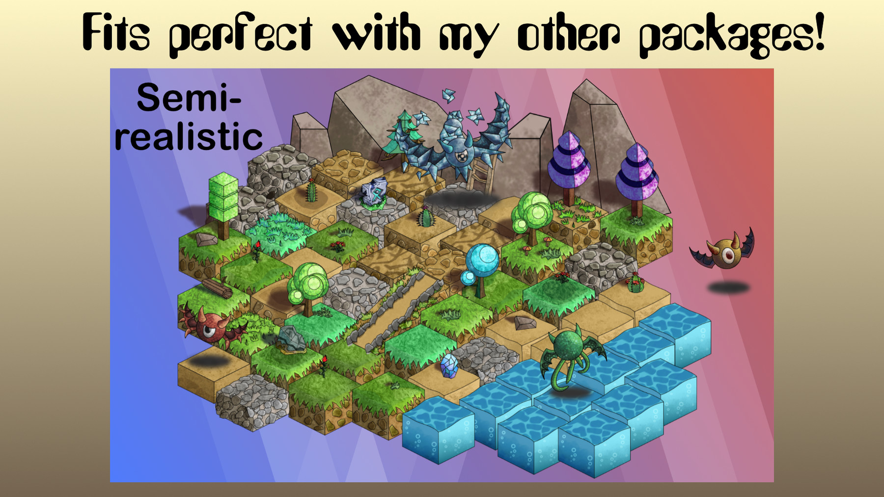 ArtStation - Creature Pack 3 Comic + Semi-Realistic | Game Assets