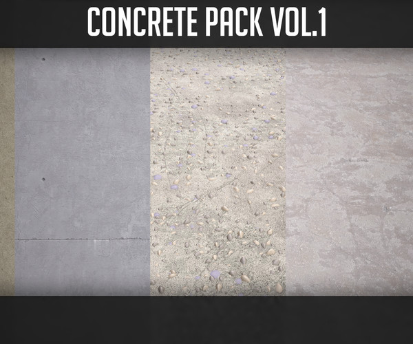 ArtStation - Concrete Vol.1 | Game Assets