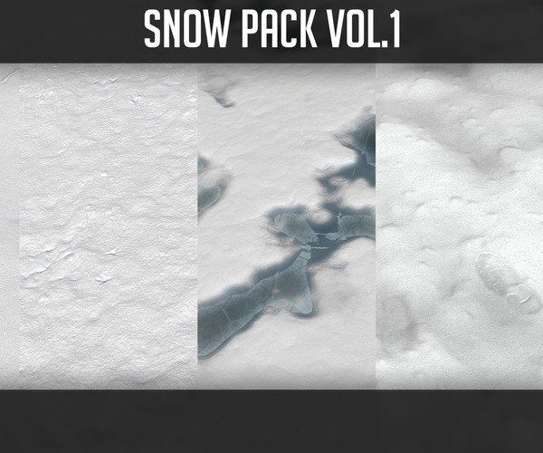 ArtStation - Snow Pack Vol.1 | Game Assets