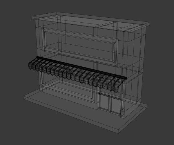 ArtStation - Small Pop-up Shop | Game Assets