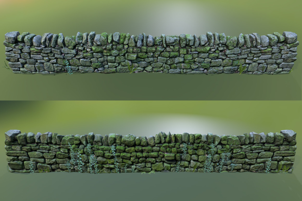 ArtStation - Stone Wall | Game Assets