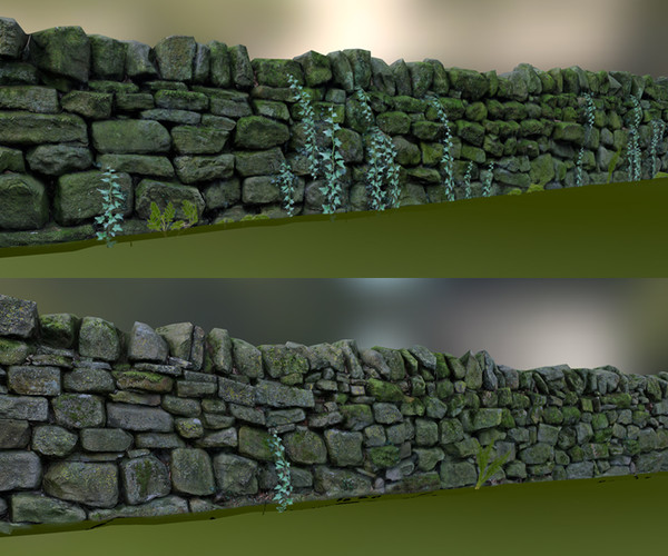 ArtStation - Stone Wall | Game Assets