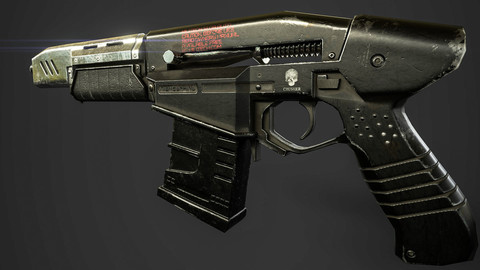 ArtStation - Gun - Cyberpunk 2077 | Game Assets