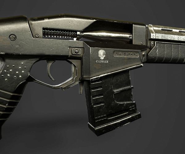 ArtStation - Gun - Cyberpunk 2077 | Game Assets