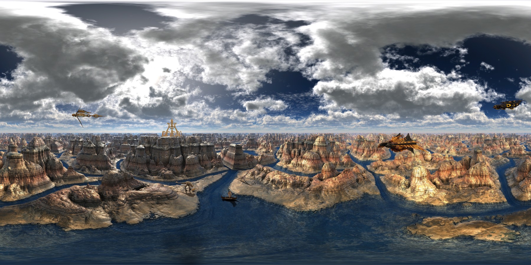 ArtStation - Canyon 360 degrees panorama backgrounds 10000x5000 pixels ...