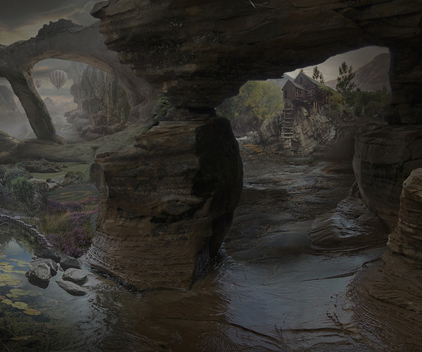 ArtStation - The dream world is real or Home sweet home | Artworks