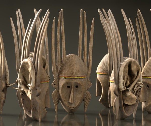 ArtStation - African Mask Collection | Resources