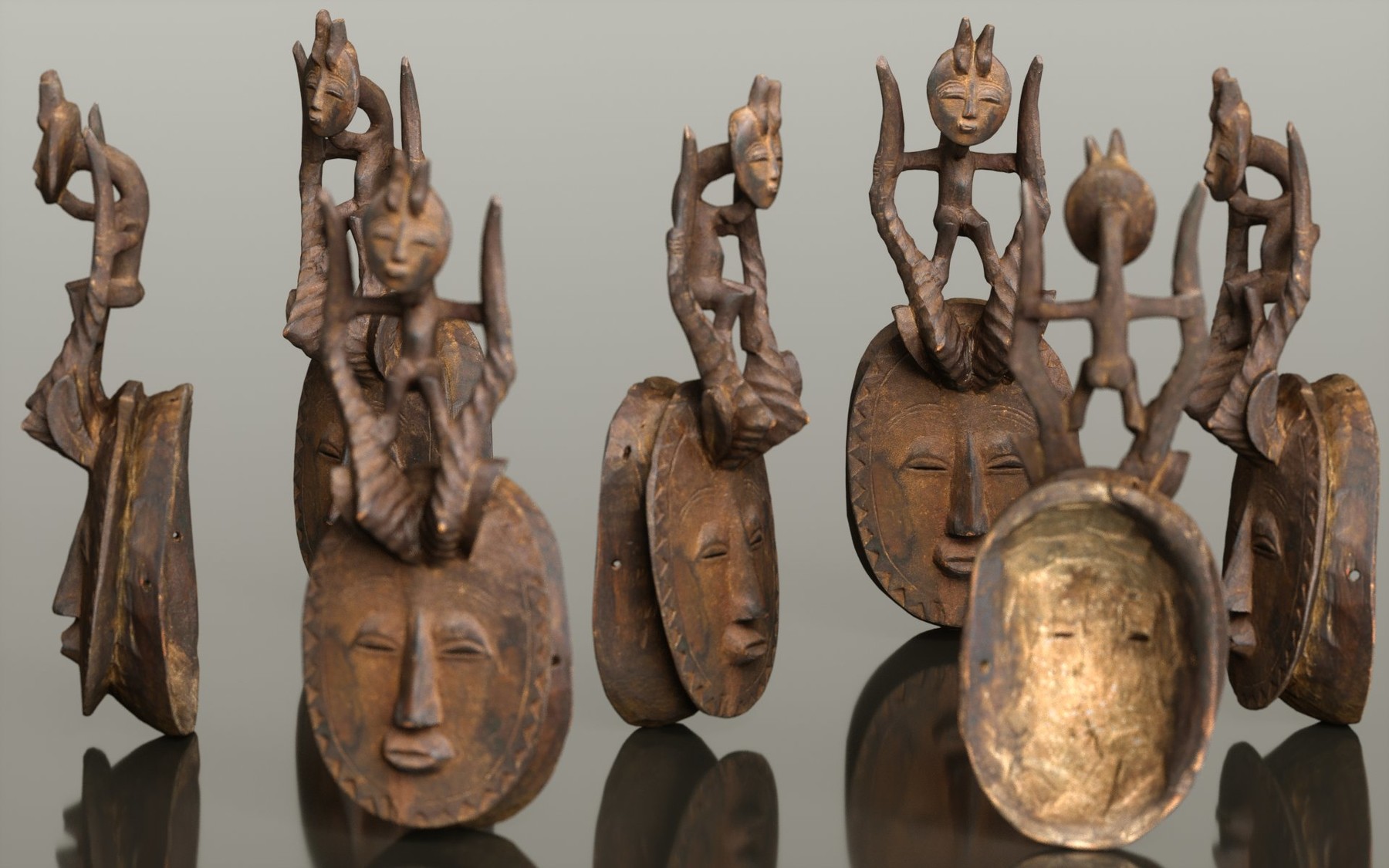 ArtStation - African Mask Collection | Resources