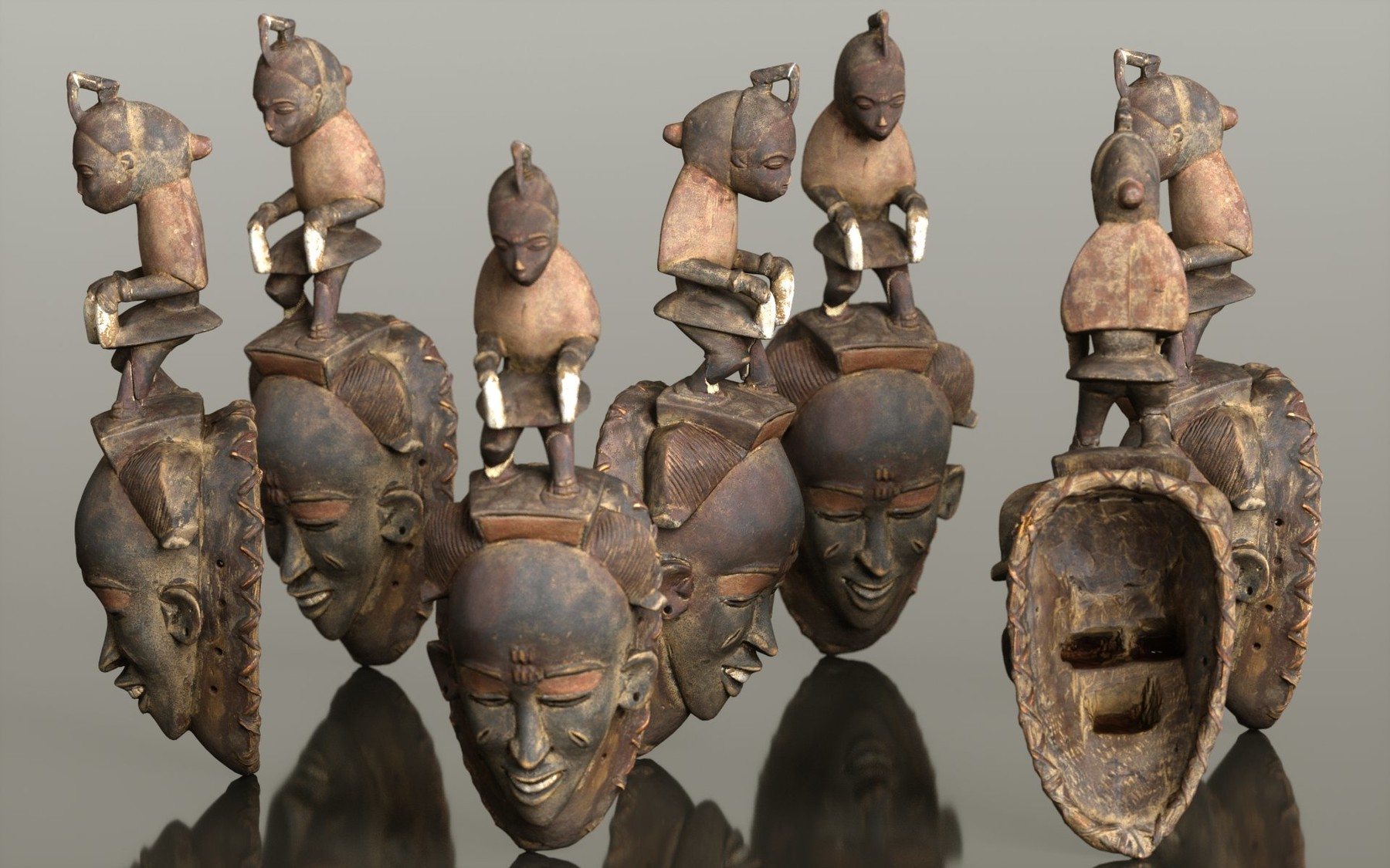 ArtStation - African Mask Collection | Resources