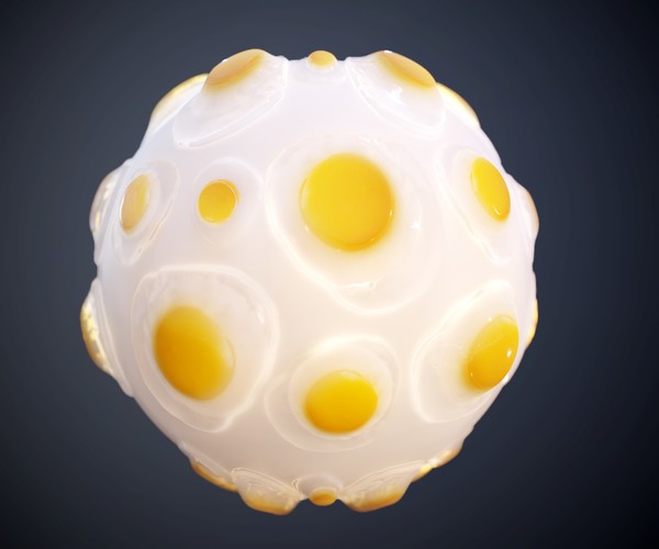 ArtStation - Eggs Food Seamless PBR Texture | Game Assets