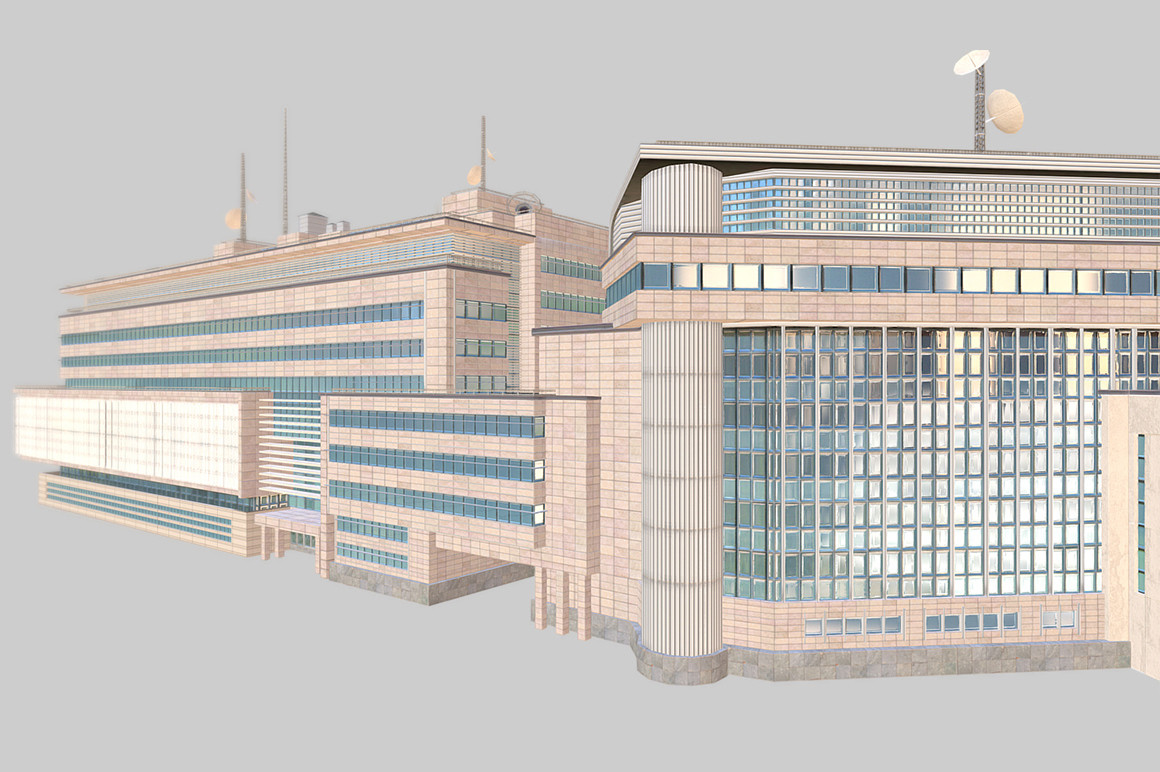 ArtStation - Modern Buildings Set | Game Assets