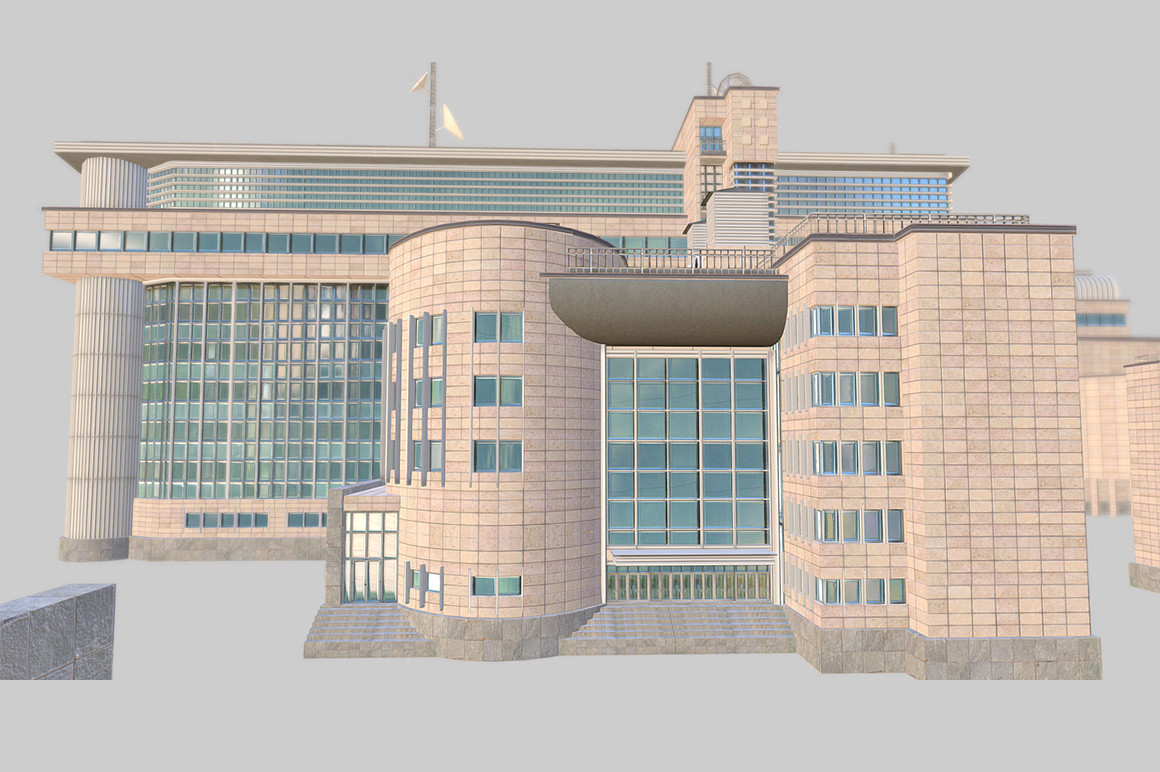 ArtStation - Modern Buildings Set | Game Assets