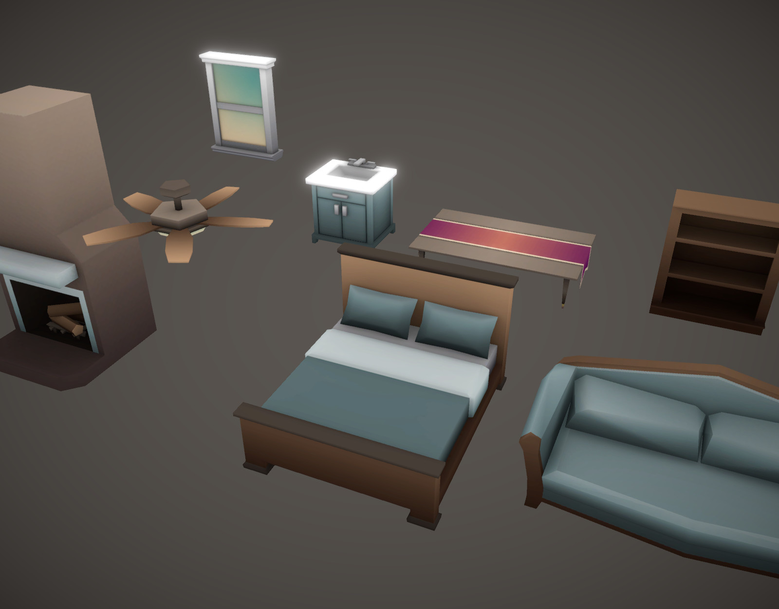 ArtStation - Low Poly Household Props Pack | Game Assets