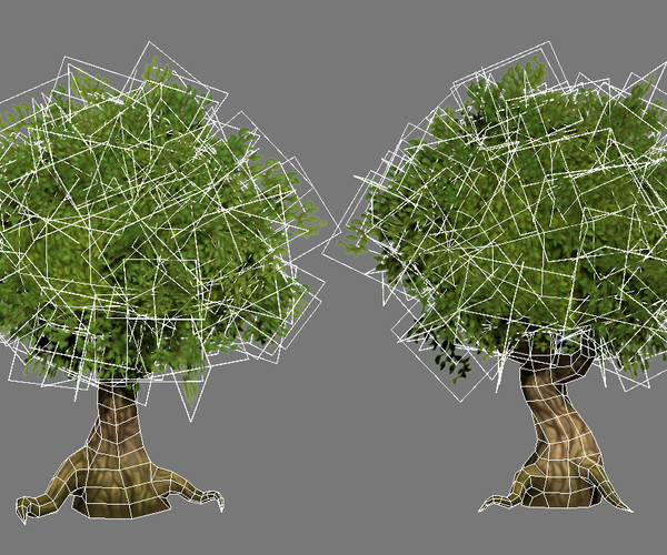 ArtStation - Hand-painted tree | Game Assets